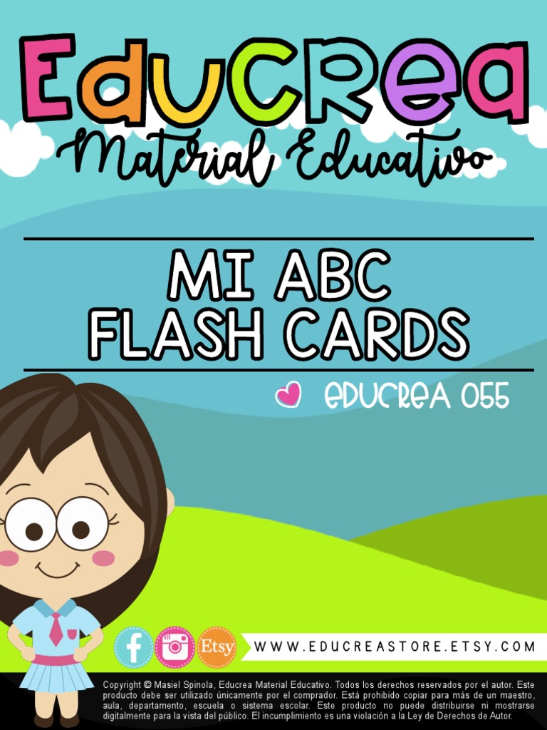 Educrea 055. Mi ABC Flash Cards | PDF