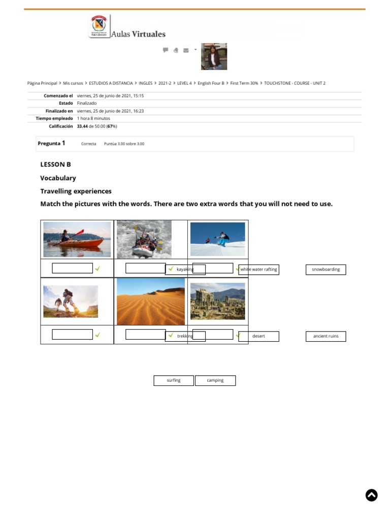 English Level 4: Travel Experiences | PDF