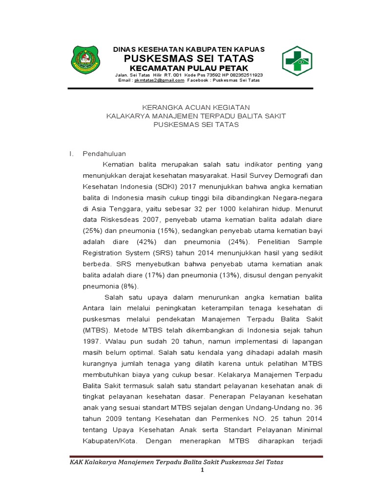 Kak Kalakarya Mtbs.1 | PDF