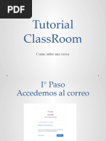 Tutorial - Subir Tareas A Classroom | PDF