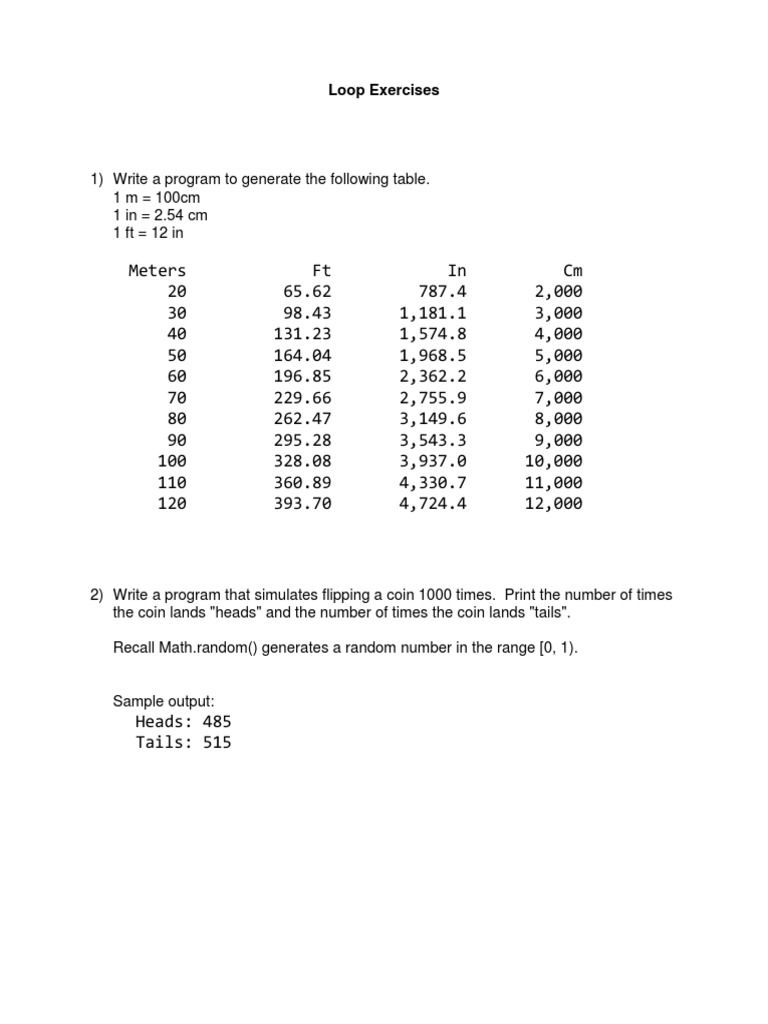 Day06 Loop Exercises | PDF | Teaching Methods & Materials | Computers