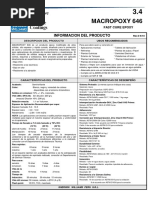 Ficha Tecnica Epoxi Macropoxy 646 FC Sherwin Williams | PDF | Epoxy ...