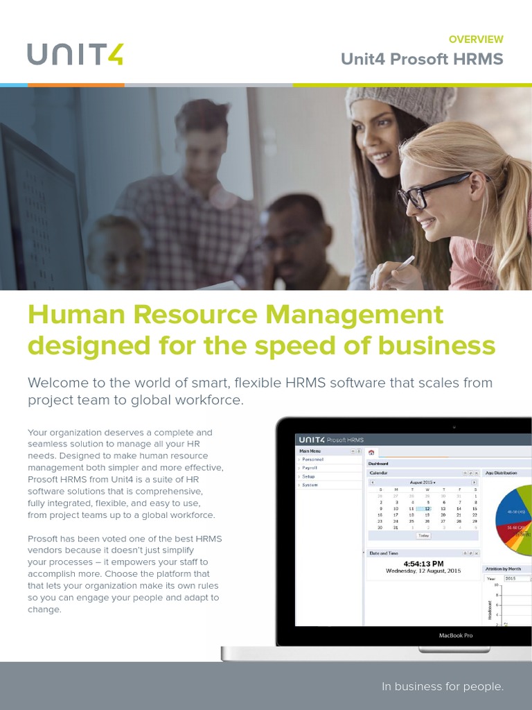 Agile, Effective Human Resources Management with Unit4 Prosoft HRMS ...