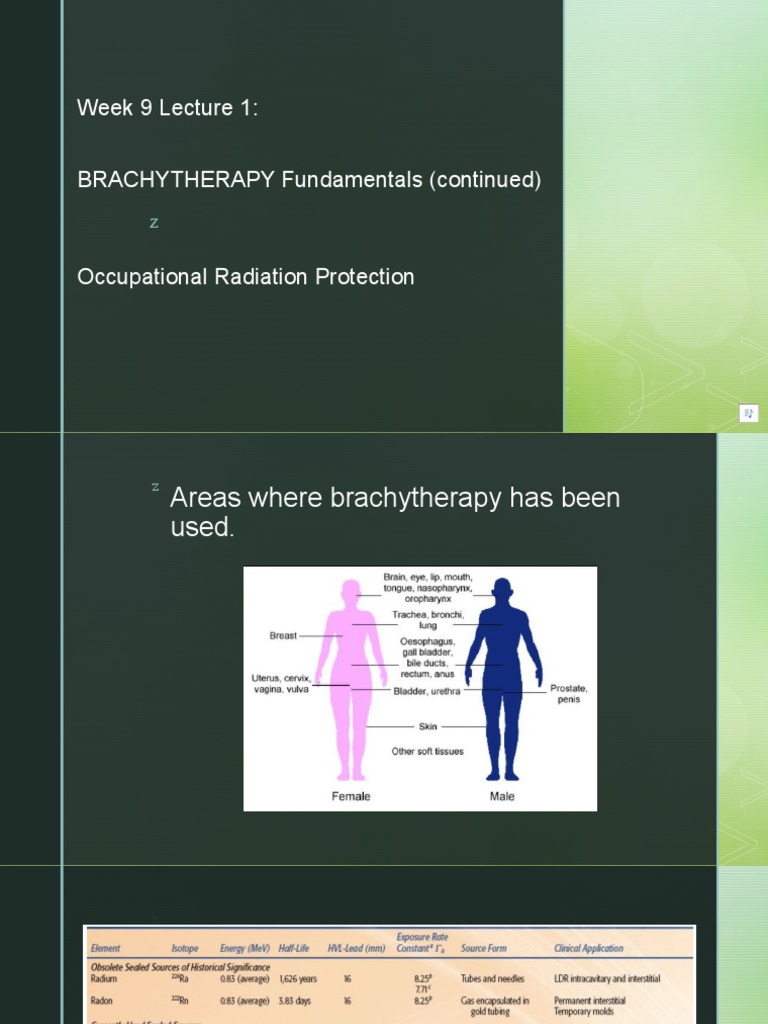 Brachytherapy Techniques Guide | PDF | Radiation Therapy | Absorbed Dose
