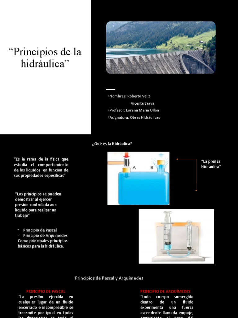 Principios de La Hidrã¡ulica | PDF | Presión | Fuerza