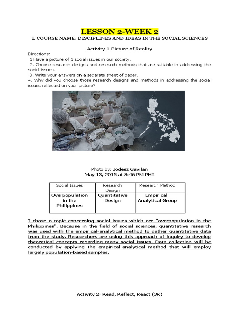 Disciplines And Ideas Of Social Sciences Pdf Science Social Sciences