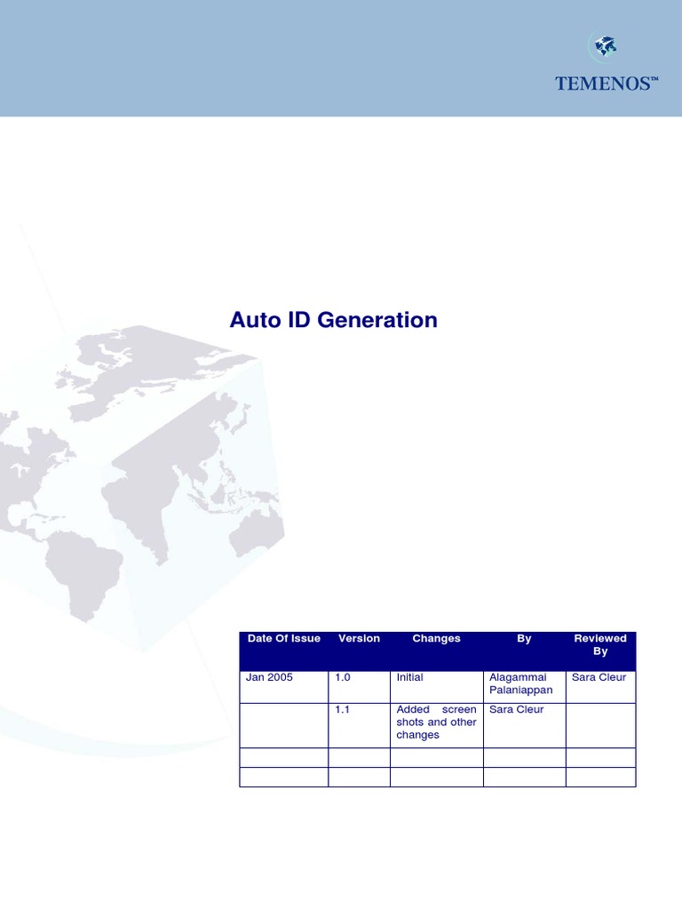 Automated ID Generation in T24: How it Works Behind the Scenes | PDF ...