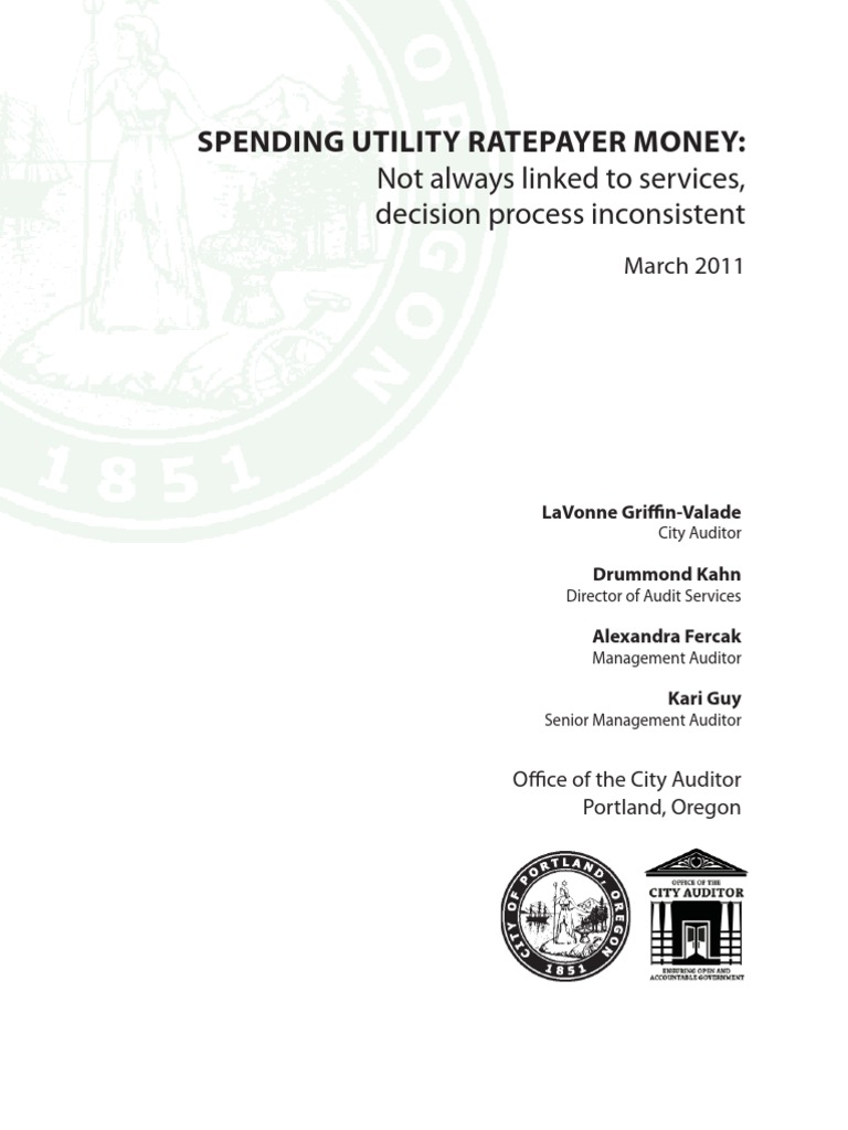 Spending Utility Ratepayer Money Not Always Linked To Services