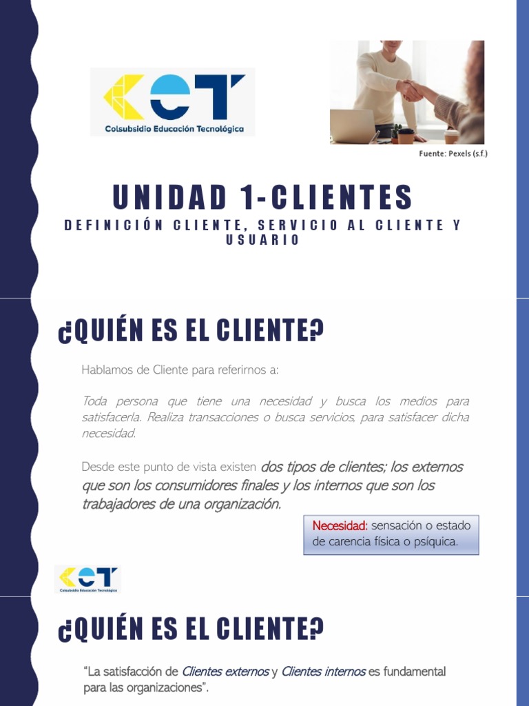 Definición y Concepto de Cliente | PDF | Cliente | Marketing