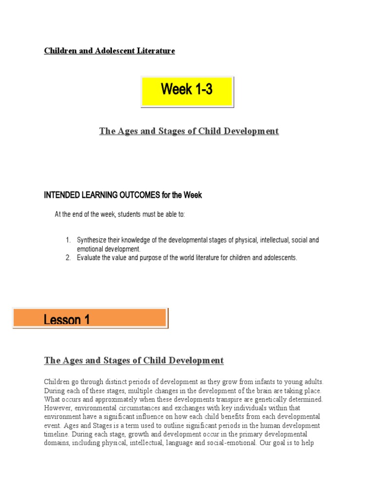 Ages and Stages Child Development | PDF | Relationships | Child Development