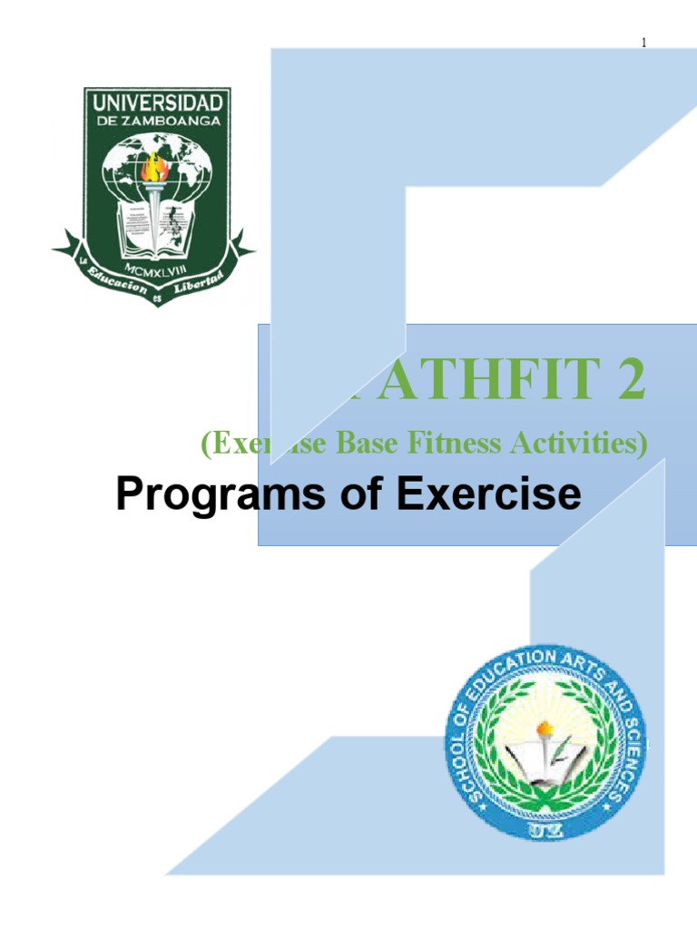 Programs of Exercise: Pathfit 2 | Download Free PDF | Physical Fitness ...