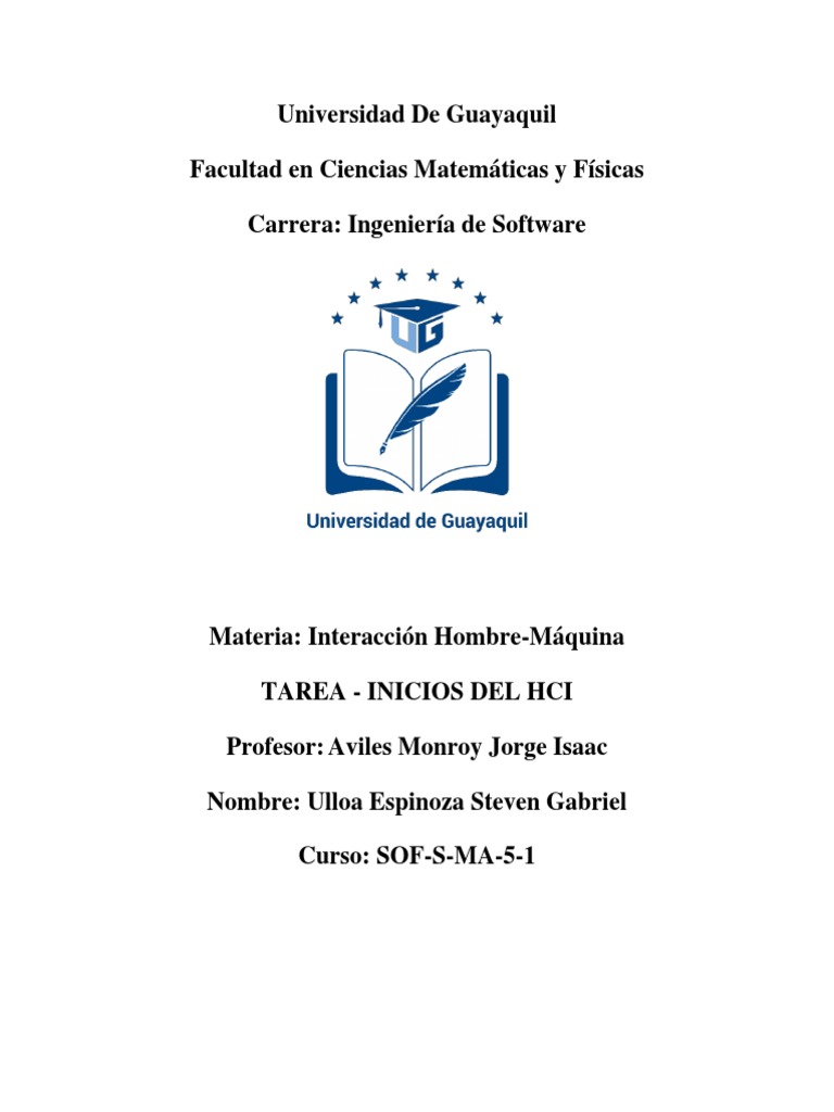 Inicios Del Hci | PDF | La interacción persona-ordenador | Usabilidad