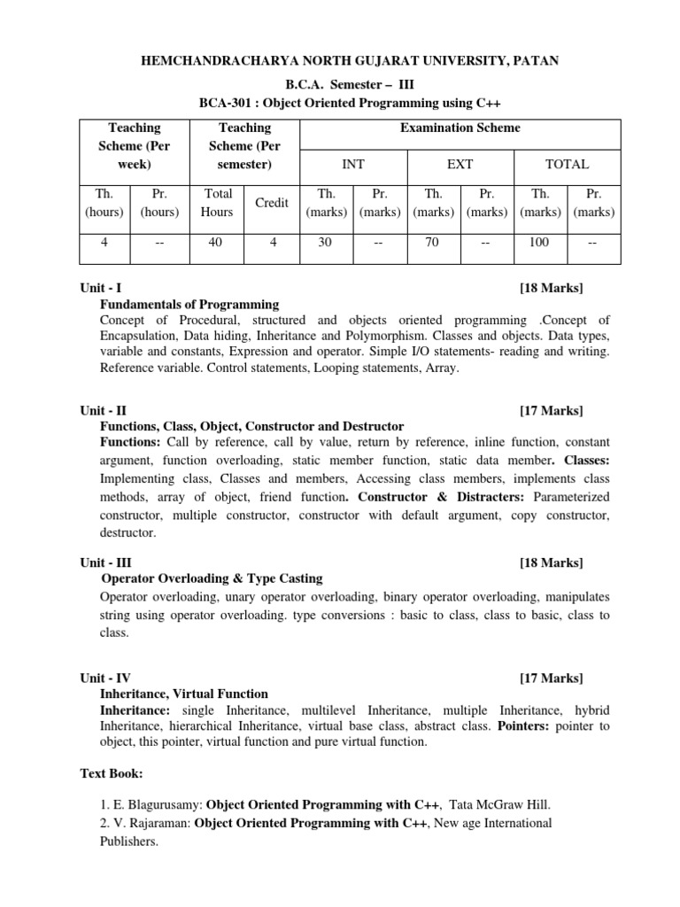 BCA SEM-3 (Syallabus) | PDF | Data Transmission | Computer Network