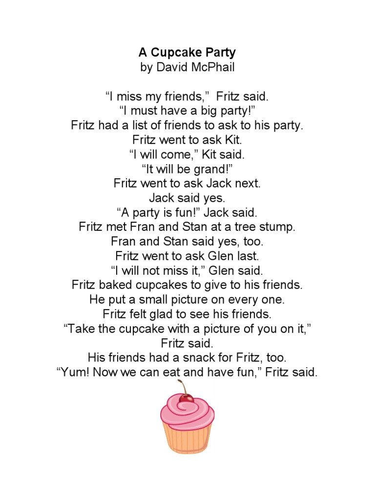 A Cupcake Party Book | PDF