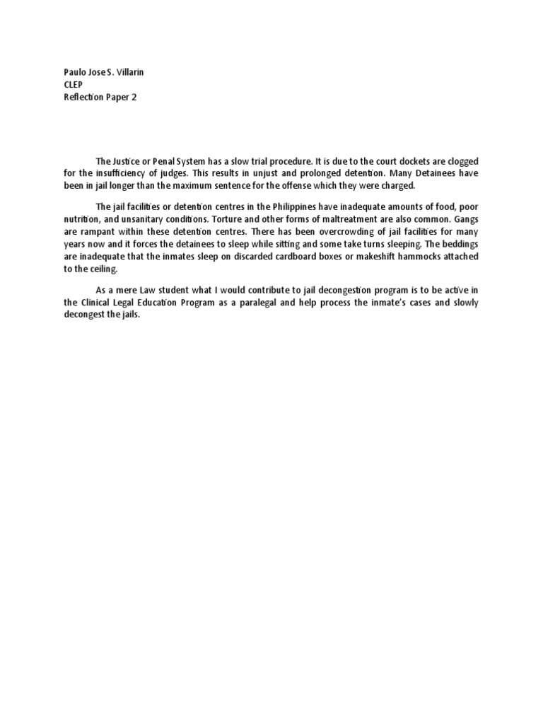 Clep Reflection Paper 2 | PDF | Wellness | Science & Mathematics