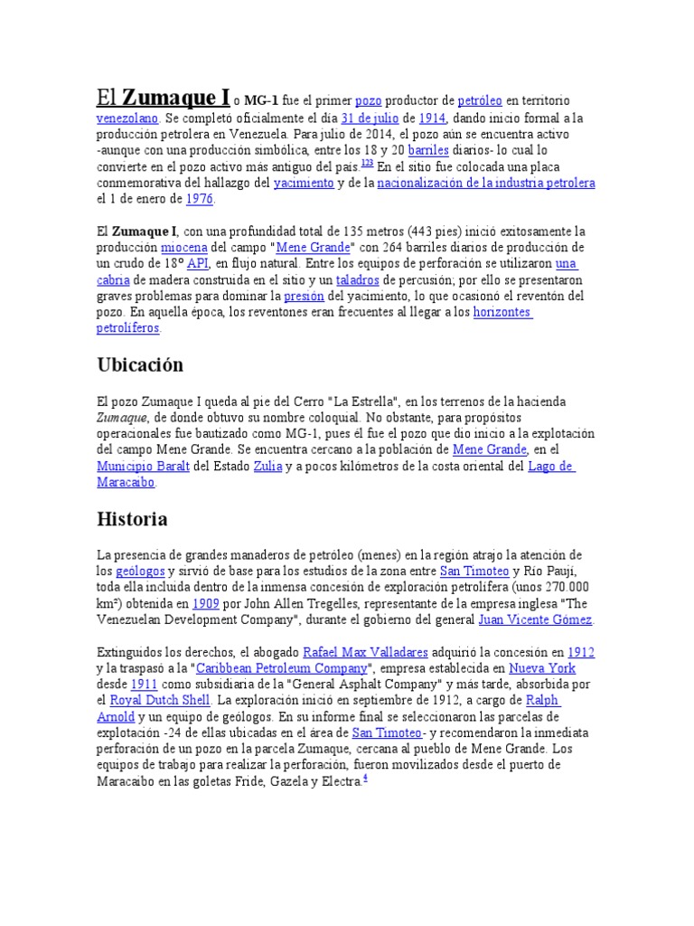 El Zumaque I o MG | PDF | Petróleo | Aceites