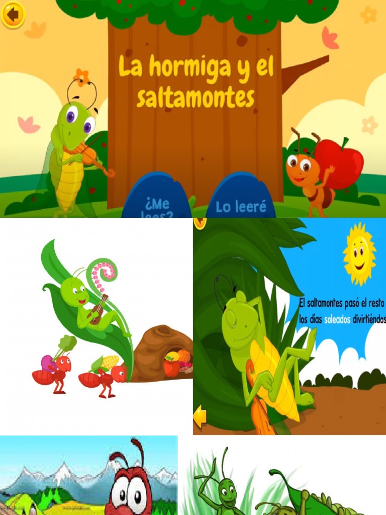 La Hormiga y El Saltamontes | PDF