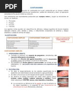Contusiones y Hematomas: Tipos y Manejo | PDF | Coagulación | Lesión