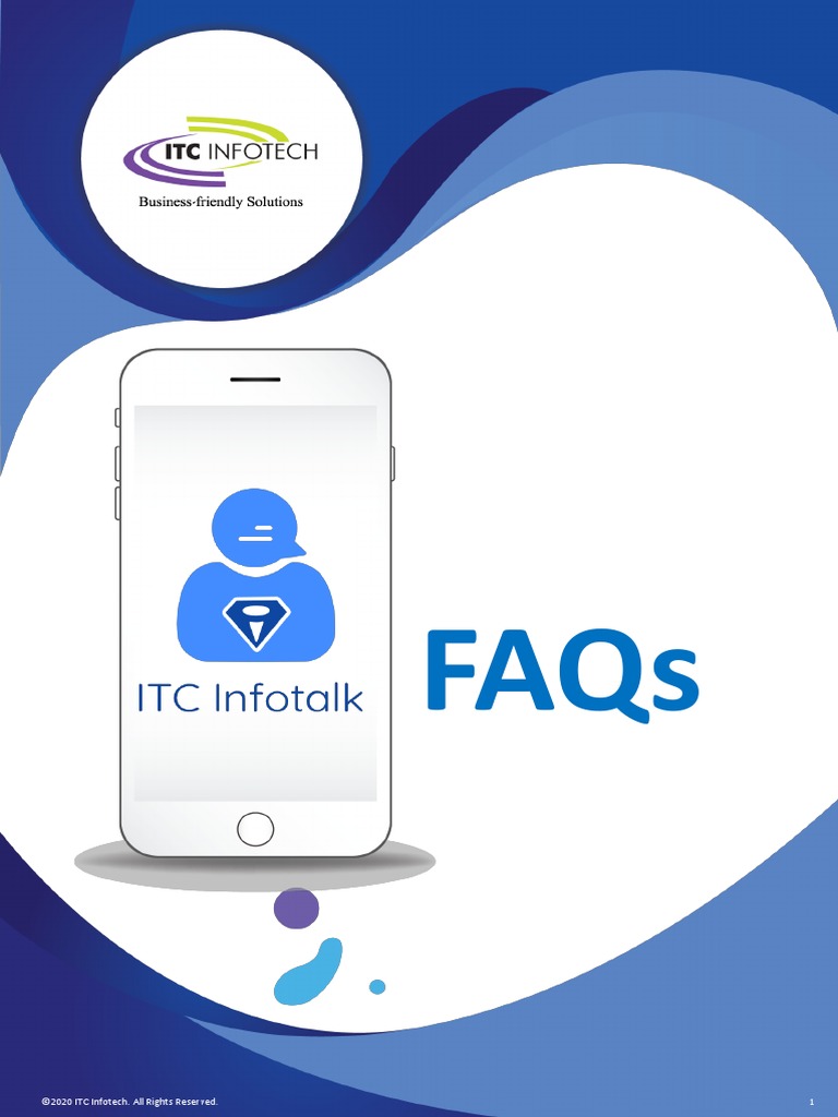 ITC Infotalk FAQs | PDF | Ios | Android (Operating System)