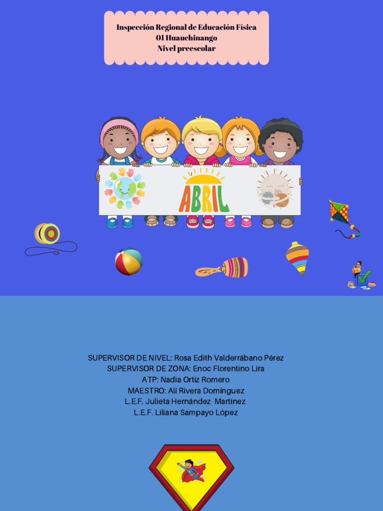 Cuadernillo Abril Preescolar | PDF | Educación de la primera infancia ...