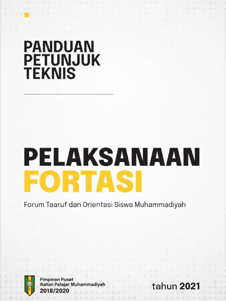 (New) Panduan Teknis Fortasi IPM 2021 | PDF