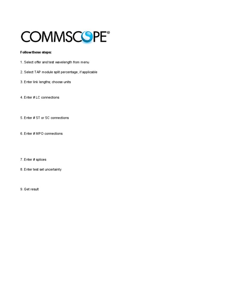 Fiber Link Loss Calculation Guide | PDF | Computer Engineering ...