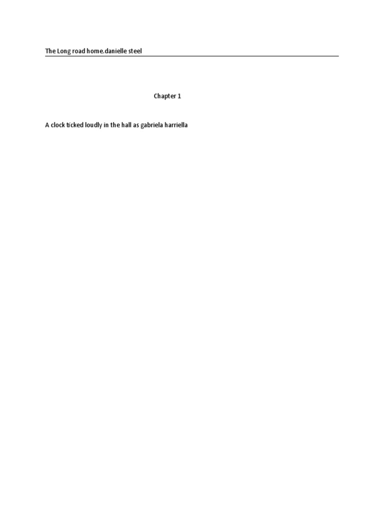 The Long Road Home | PDF