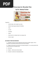 Rotator Cuff and Shoulder Conditioning Program - OrthoInfo - AAOS | PDF ...