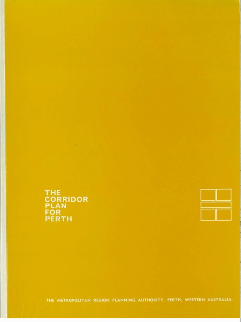The Corridor Plan For Perth (1970) | PDF