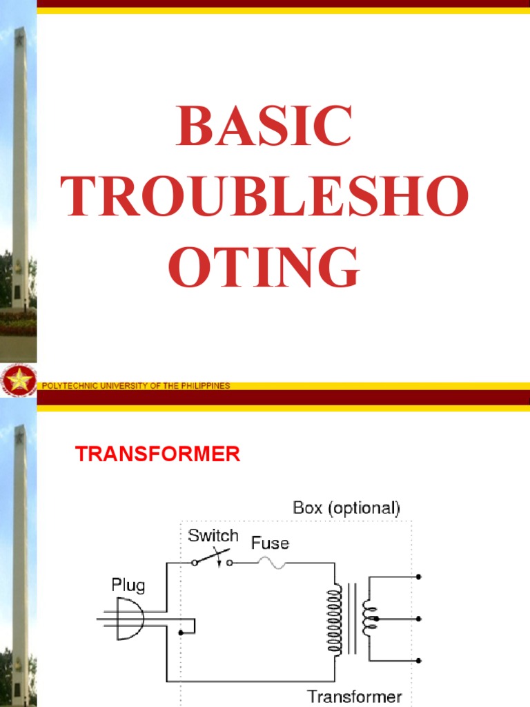 Basic Troubleshooting For Small Transformer and Electric Fan | PDF ...