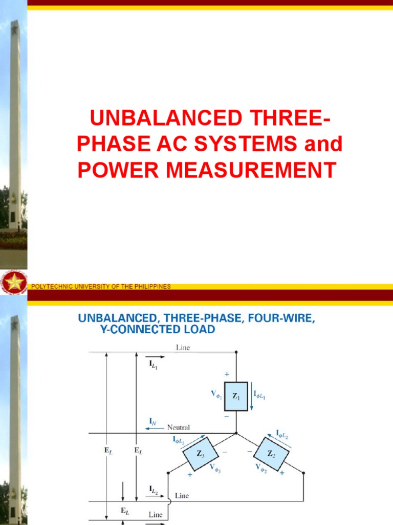 Three Phase Ac System (Unbalanced) | PDF