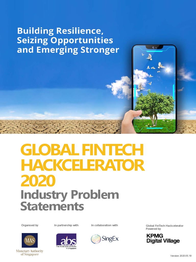 Global Fintech Hackcelerator 2020 Problem Statement Brochure 062020 ...