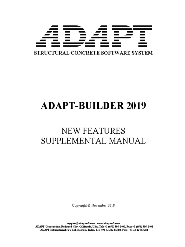 Adapt Builder 2019 New Features Supplement Pdf Matrix Mathematics