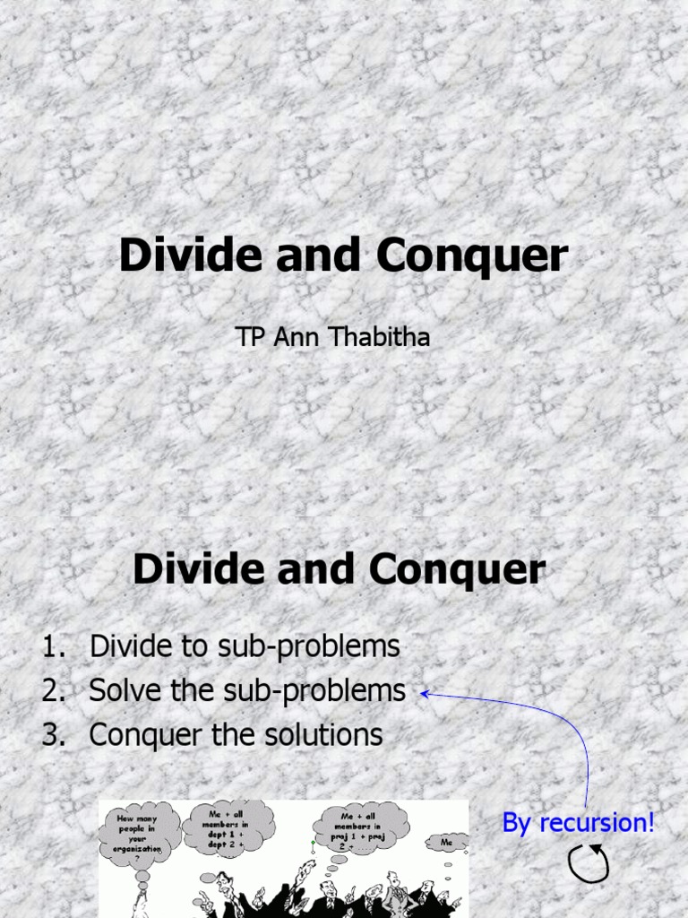DAA Divide N Conquer | Download Free PDF | Computational Science | Discrete Mathematics