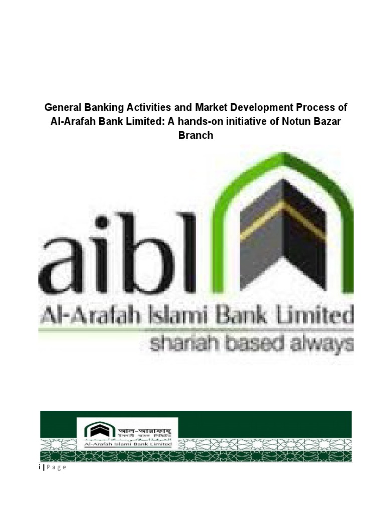 Al-Arafah Bank General Banking Overview | PDF | Banks | Brand