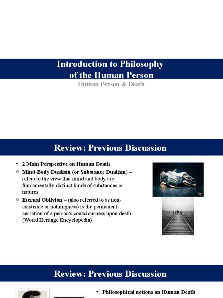 Human Person & Death II | PDF | Meaning Of Life | Virtue