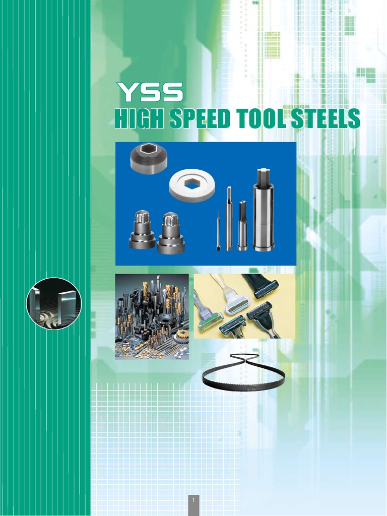 HIGH SPEED TOOL STEELS CHEMICAL COMPOSITIONS AND FEATURES | PDF | Steel ...