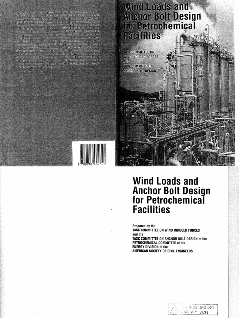 Wind Loads On Pipe Rack and Abolt Design - ASCE | PDF