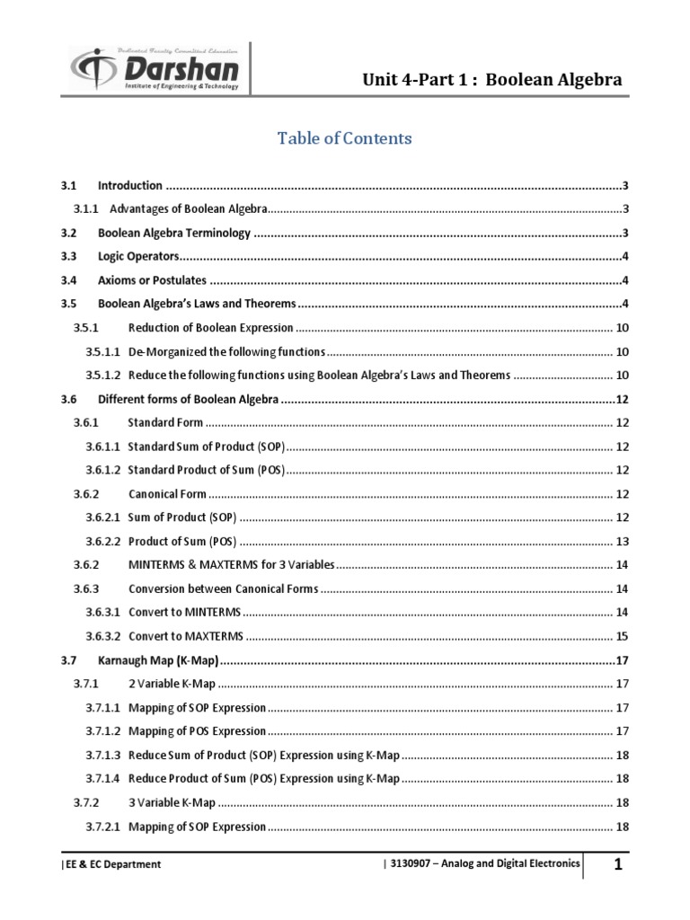 ADE GTU Study Material E-Notes Unit-4a 04072020062704AM | PDF ...