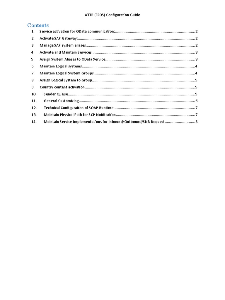 ATTPFP05 Config Document | PDF | Computing | Computer Data