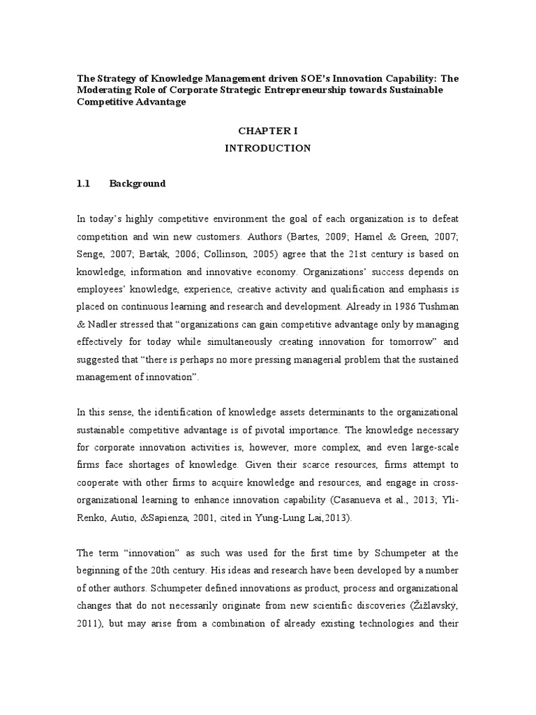 Knowledge Management Strategy | PDF | Strategic Management | Innovation