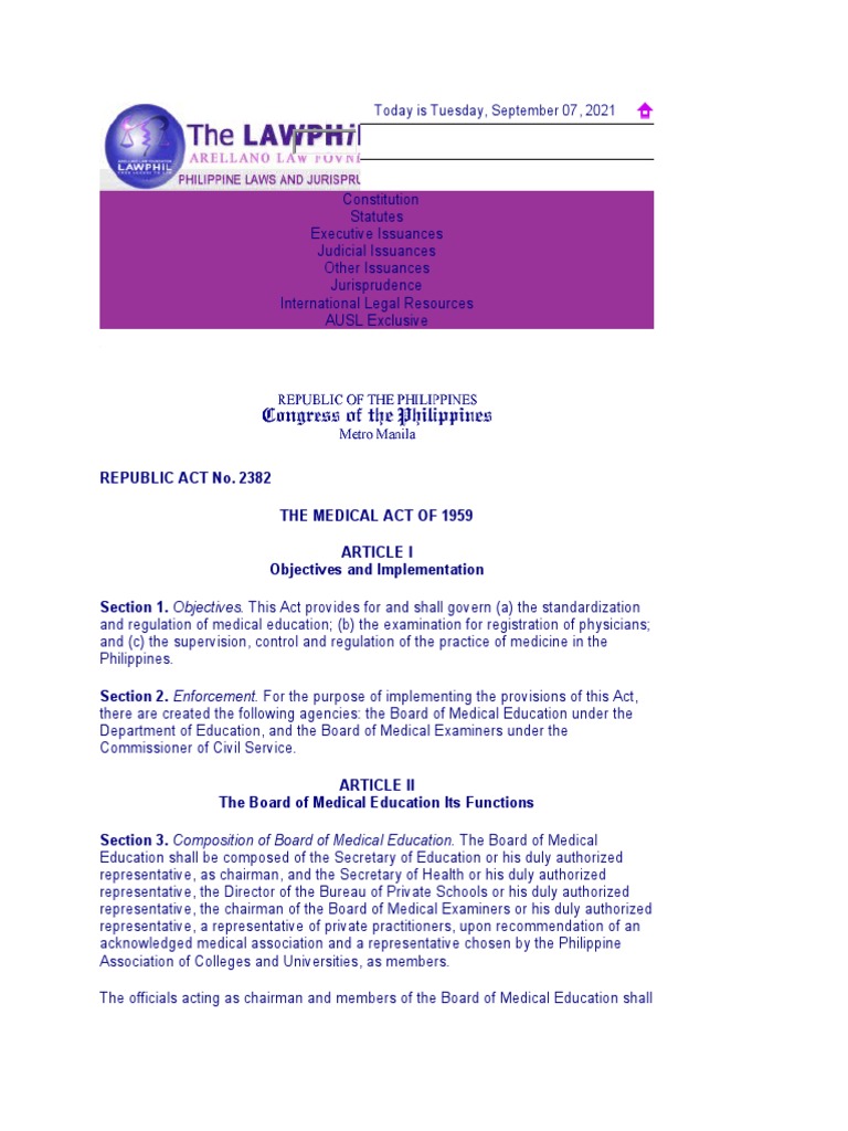 Ra 2382 | PDF | Medical School | Medicine