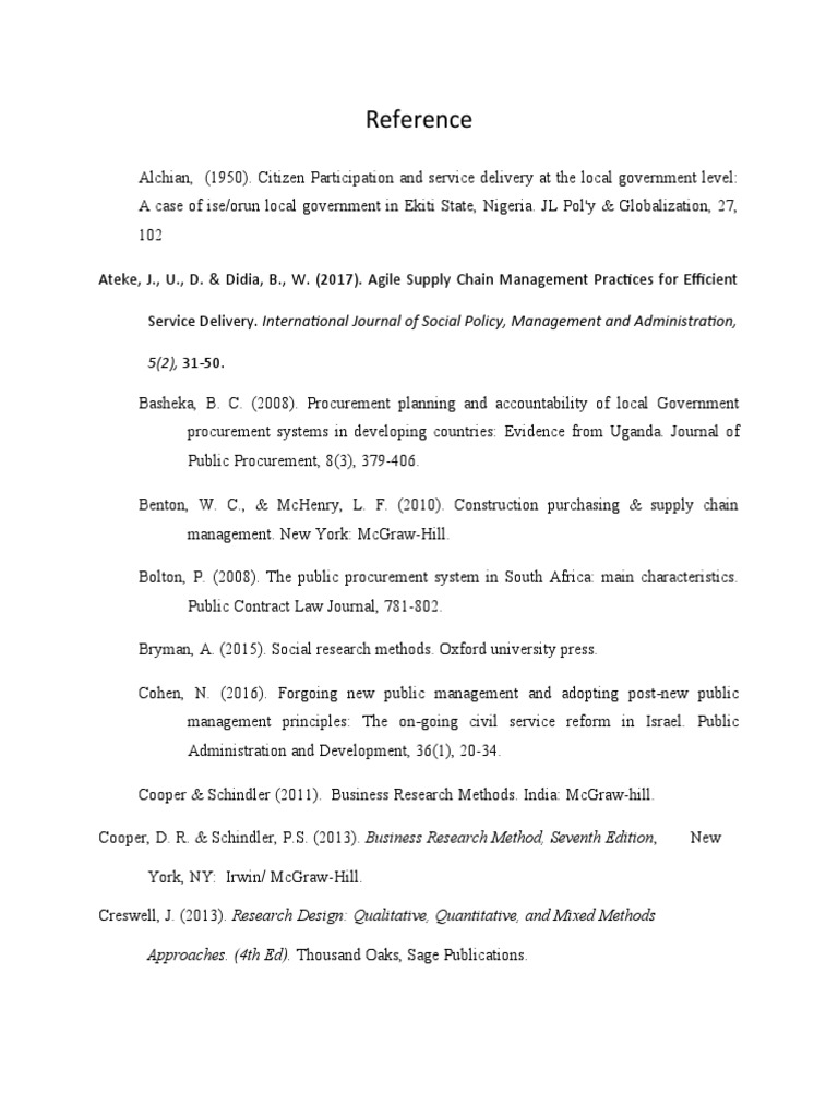 References Complete | PDF | Procurement | Economies