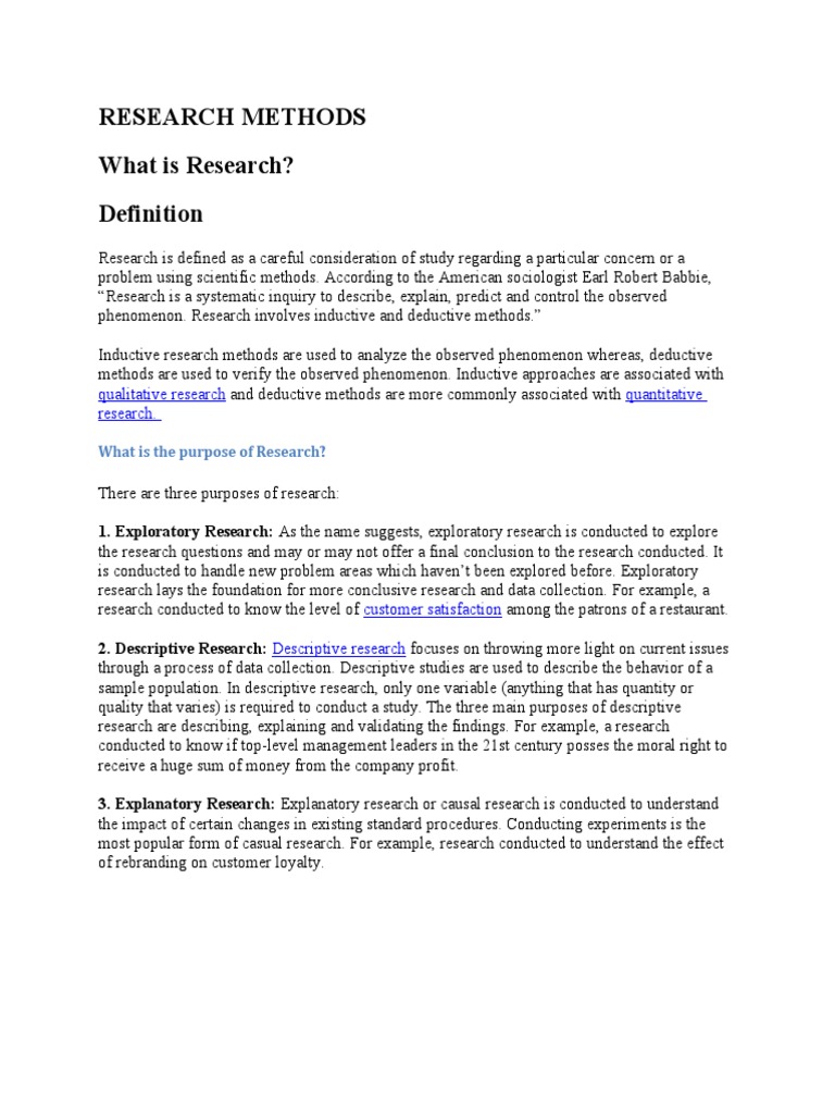 Research Methods | PDF | Sampling (Statistics) | Survey Methodology