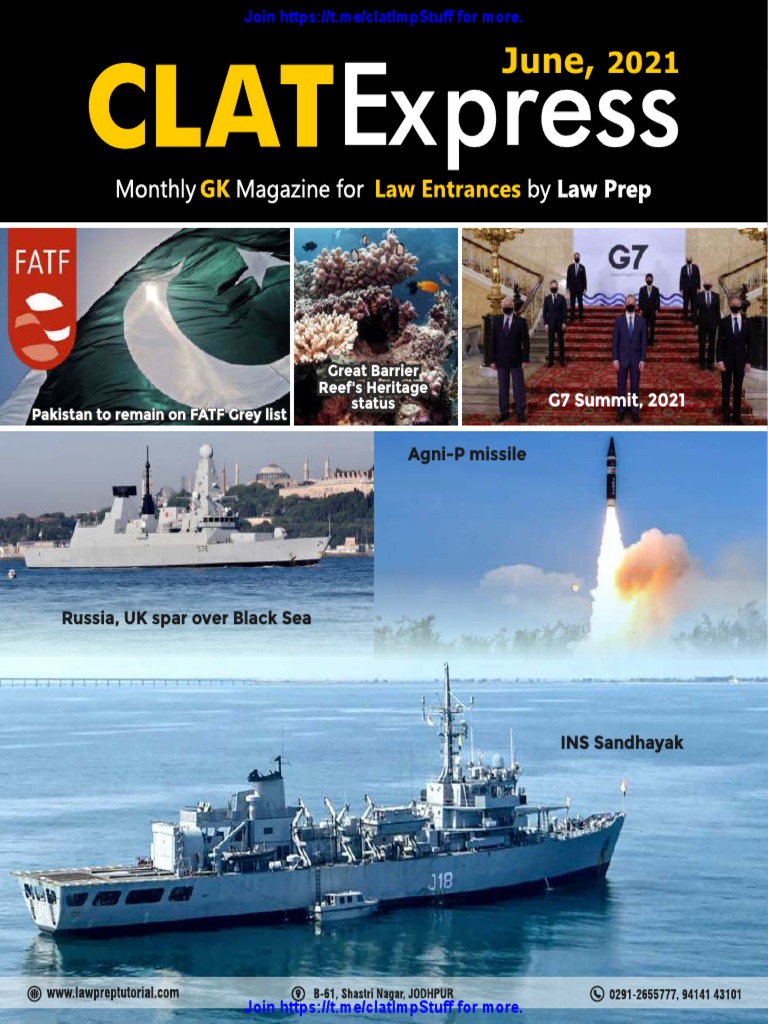 Clat Express June | PDF | Economic Community Of West African States ...