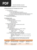Strategic Business Analysis - Course Outline, Content, Topics Etc ...