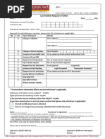Account Modification Form | PDF | Financial Services | Service Industries