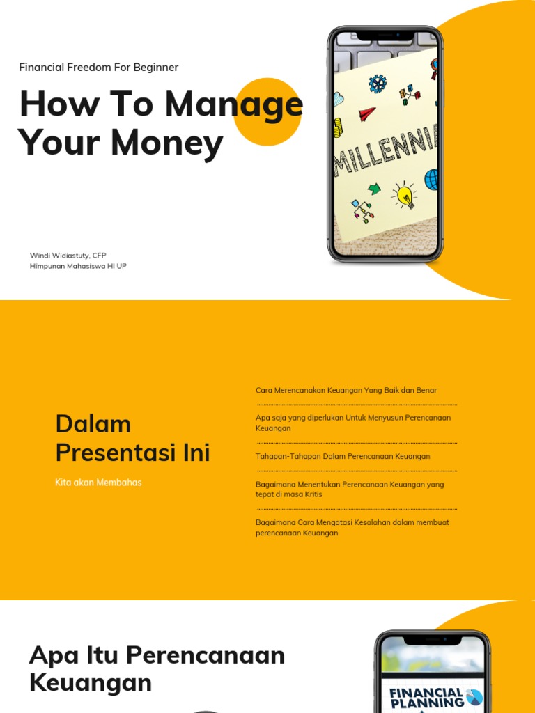 How To Manage Your Money | PDF | Bisnis | Pengelolaan Keuangan & Uang