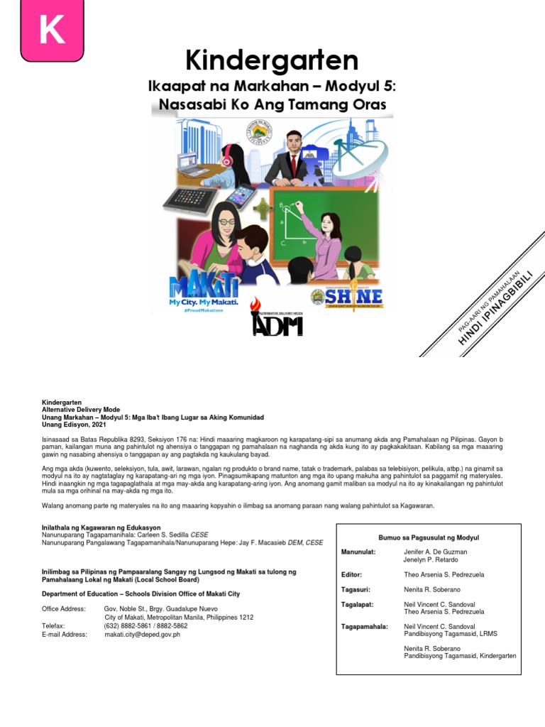 Kindergarten q4 Module5 Week5 | PDF