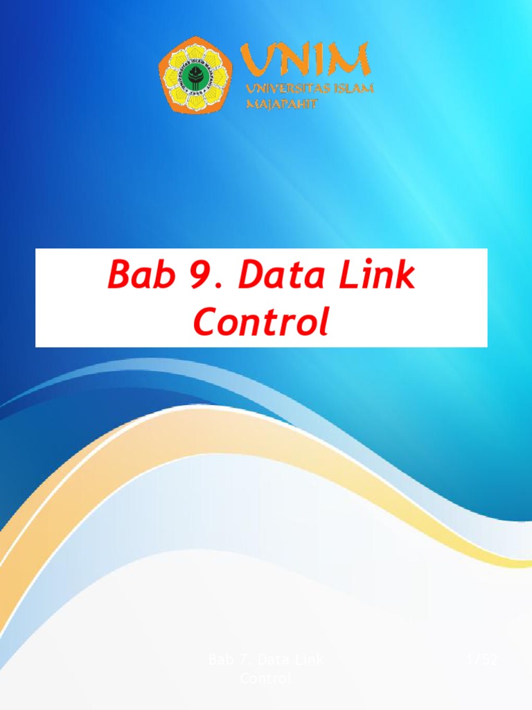 Pertemuan 9 Data Link Control | PDF